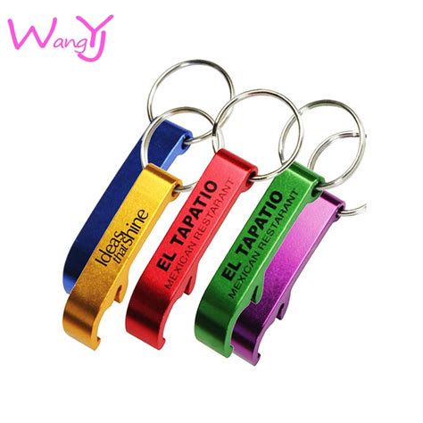 พวงกุญแจโลหะอลูมิเนียมที่เปิดขวดพวงกุญแจที่เปิดขวดไวน์ Shopee Thailand