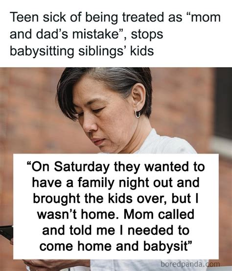 Bored Panda Teen Sick Of Being Treated As Mom And Dads