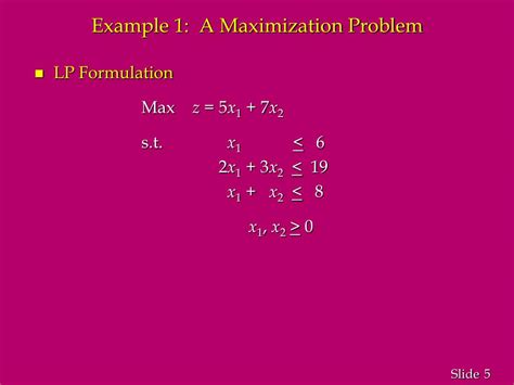 Ppt Linear Programming Lp Problem Powerpoint Presentation Free Download Id4215007