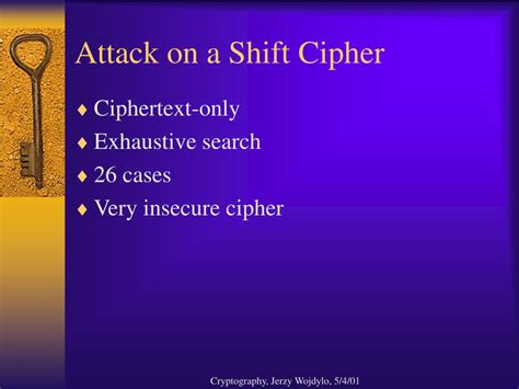 Ppt Cryptography Part 1 Classical Ciphers Powerpoint Presentation