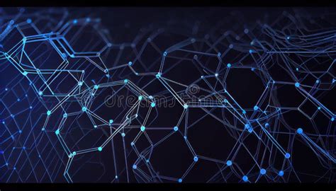 Abstract Network A Digital Universe Of Interconnections Stock Illustration Illustration Of