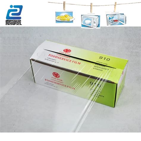유연한 투명 플라스틱 Pe Pvc 식품 랩 식품 집착 필름 상자 Buy 유연한 투명 필름pe 식품 랩필름 Product On