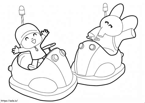 Pocoyo Coloring Elly Pages Desenho Do Colouring Para Colorear Ellie