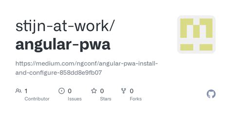 Github Stijn At Workangular Pwa Ngconfangular