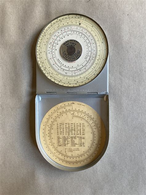 The Arlo Patent Circular Slide Rule Fleaglass