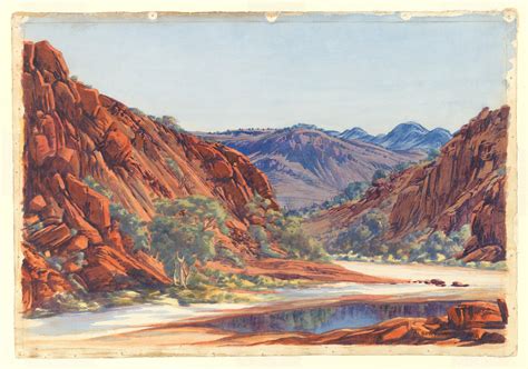 Albert Namatjira Vivid Watercolours Of The Australian Outback In