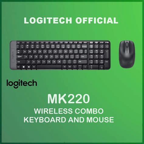 Jual Logitech Wireless Mouse Keyboard Mk220 Combo Mk 220 Garansi