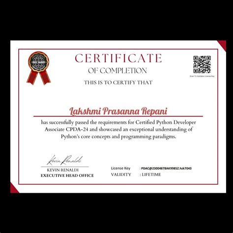 Lakshmi Prasanna Repani On Linkedin Python Cpdacertification Programming