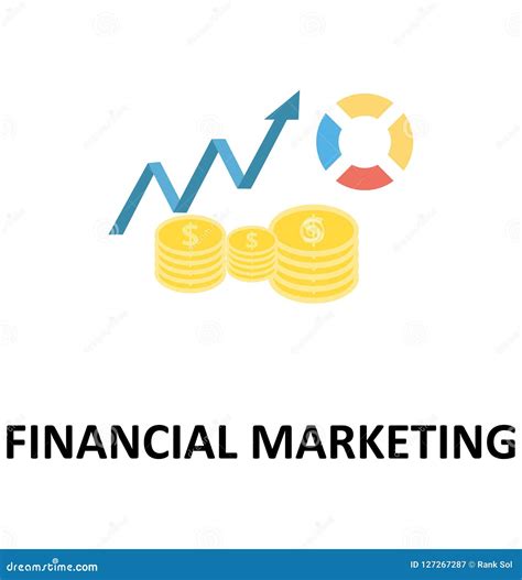 Financial Market Isolated Color Vector Illustration Icon Stock Vector Illustration Of Plan