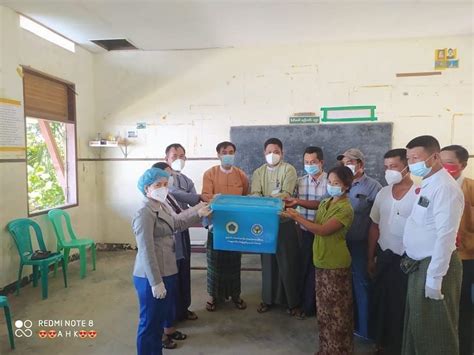 အမာမြို့ ခါးပြတ်ကျေးရွာနေအိမ် ၆ လုံး မီးလောင်ဆုံးရှုံးမှုအား ထောက်ပံ့ငွေနှင့်ပစ္စည်း ၁၇ မျိုး