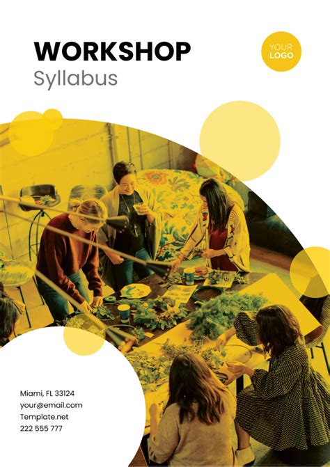 Workshop Syllabus Template Edit Online And Download Example