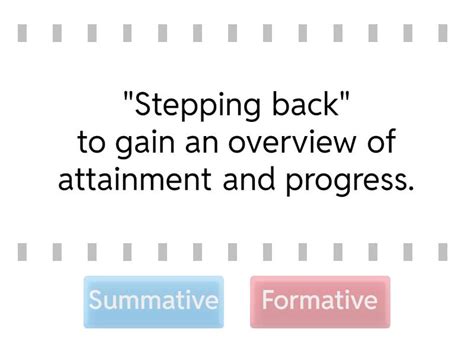Learning Outcome C Summative Or Formative True Or False