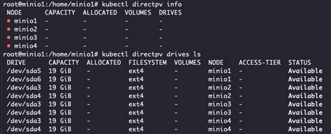 Minio Tenant Deployment