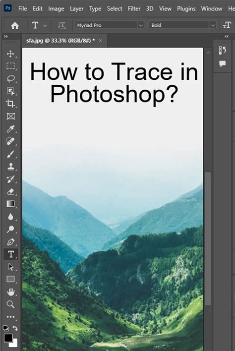 How To Trace In Photoshop With Pictures