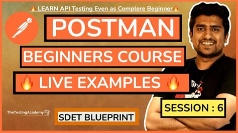 🛑 postman beginners tutorial api testing [ with live examples ] sdet blueprint session 5