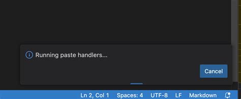 Show Feedback That Extensions Are Processing A Paste Event · Issue 169137 · Microsoftvscode