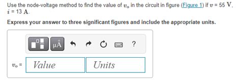 Solved Use The Node Voltage Method To Find The Value Of V Chegg