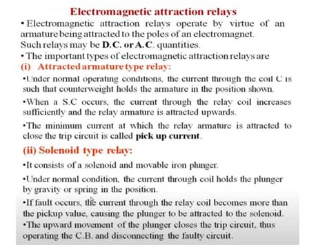 Protection System Lecture 21 Relays Pptx