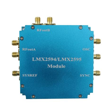 LMX2595 Module Frequency Synthesizer Development Board PLL 10M 20GHz With Case USB Control Board