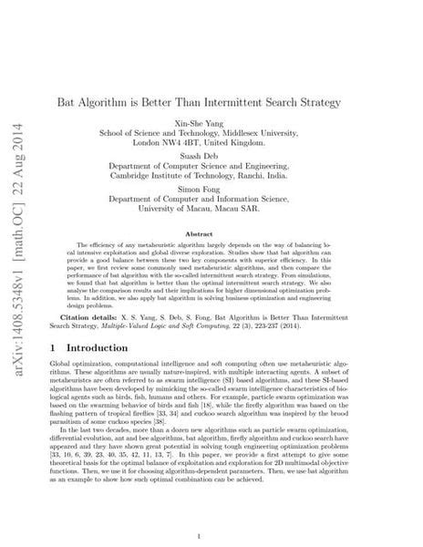 Firefly Algorithm