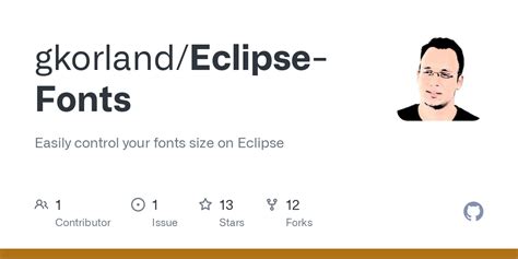 Github Gkorlandeclipse Fonts Easily Control Your Fonts Size On Eclipse