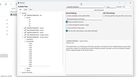 Scena Wii Rilasciato Nusget V110 Un Downloader Nus Moderno E Potenziato Costruito Con