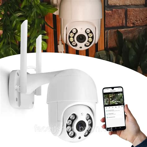 Уличная Wifi камера видеонаблюдения Поворотная купольная Camera 3mp Панорамная Ip камера с
