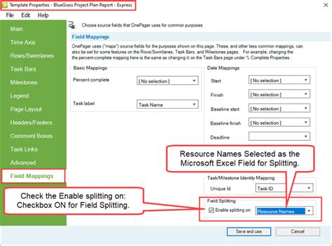 Splitting And Parsing Columns For Onepager Express For Version 70
