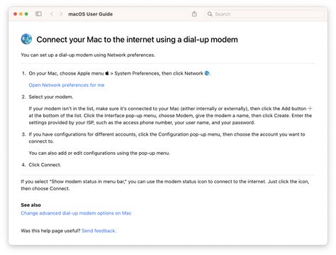 Apple Will No Longer Help You Set Up A Dial Up Modem On Your Mac