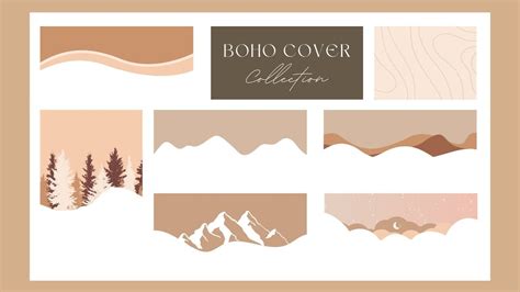 Notion Covers Boho Style Bohemian Page Aesthetic And Cover Pack