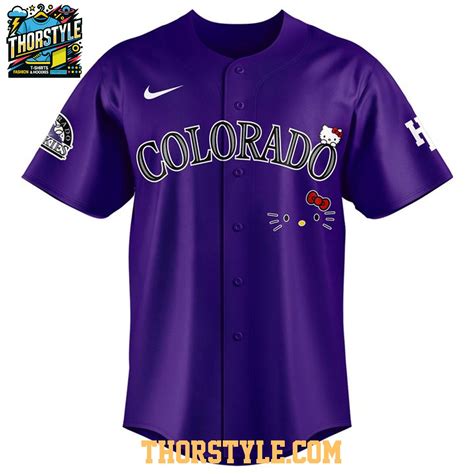 Colorado Rockies X Hello Kitty X City Connect Night 2026 Baseball