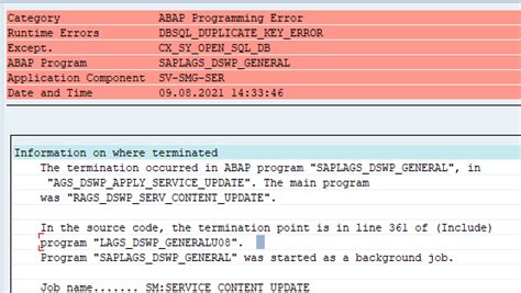 troubleshooting sap solution manager jobs