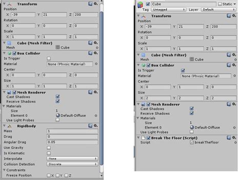 Creating A Falling Blockfloor Unity Engine Unity Discussions