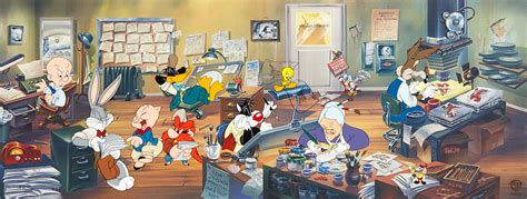 Bonhams Two Limited Edition Celluloids Of Warner Bros Characters