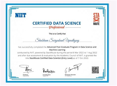 Shubham Upadhyay On Linkedin Datascience Analytics Niit Learning Machinelearning Digital