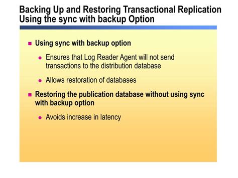 Ppt Module 6 Implementing Sql Server Replication In An Enterprise Environment Powerpoint