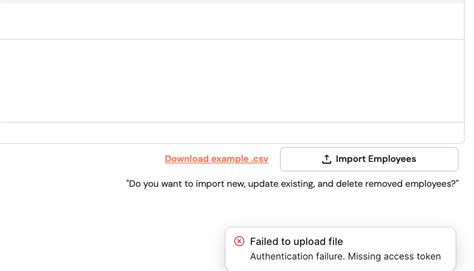 Unable To Upload File In Public App Missing Access Token Error 💬