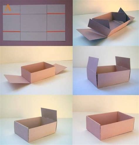 Коробочка с крышкой как сделать — Рамблер картинки Paper Box Diy Paper Box Template Paper