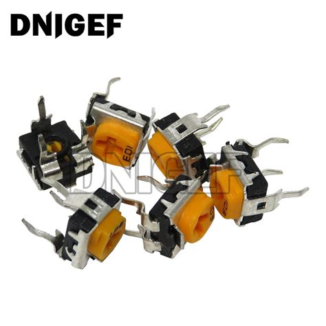 20pcs Wh06 2c Trimmer Potentiometer Variable Resistors Wh06 100 200 500