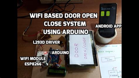 Wifi Based Door Open Close System Using Arduinoandroid App