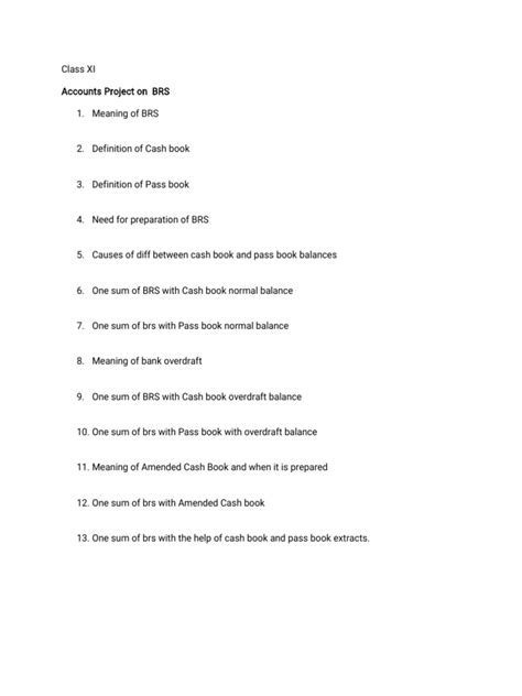 Class Xi Accounts Final Project Pdf