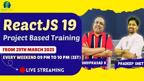 You Voted 🗳️we Listened Reactjs 19 Training Coming Your Way On March
