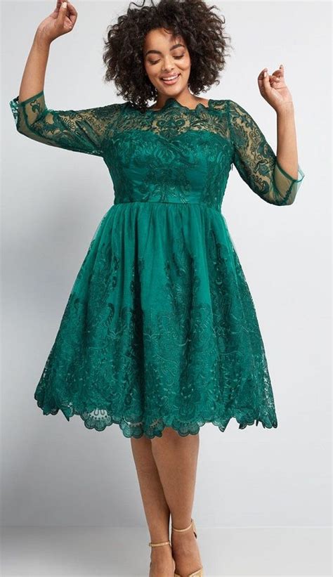 Plus Size Emerald Green Cocktail Dress Dresses Images 2022