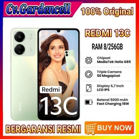 Jual Redmi 13C Ram 8 256gb Garansi Resmi Shopee Indonesia
