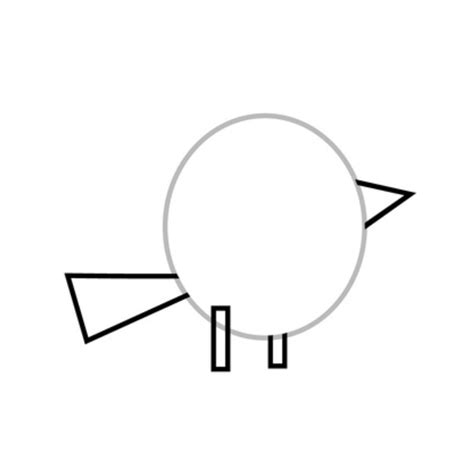 How To Draw A Bird In Easy Steps