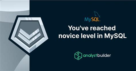 Earned Mysql Badge From Analyst Builder Sarin Gurung Posted On The
