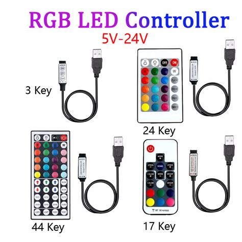 Usb Rgb Led Controller 5v 12v 24v Rgb Usb Led Stri Vicedeal