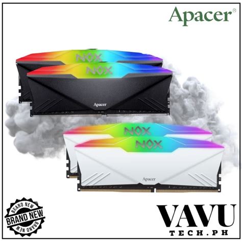 Apacer Nox Rgb 8gbx2 16gb Kit Of 2 Ram 3200mhz Cl16 Ddr4 Gaming Memory Shopee Philippines
