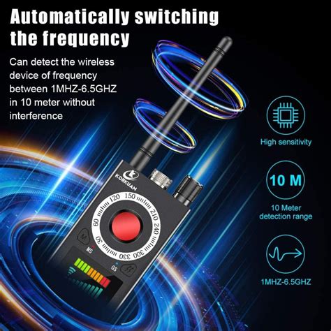 Rf Detector And Camera Finder Bug Detector Upgraded Rf Signal Detector Lnyosn Gsm Tracking