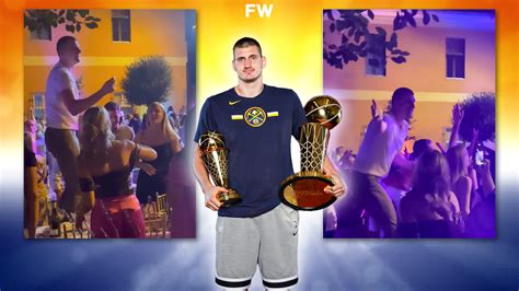 Nikola Jokic Was Singing And Dancing On A Chair During A Concert In